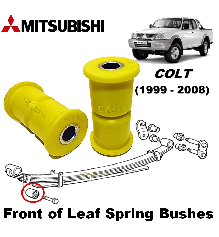 Mitsubishi COLT 1999-2008 Suspension Bush Front of Rear Spring Bushes ...